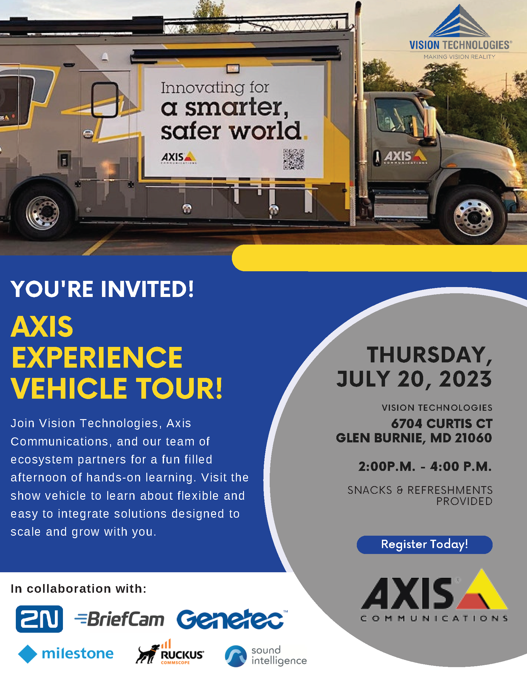 The Axis Experience Vehicle Tour - Vision Technologies